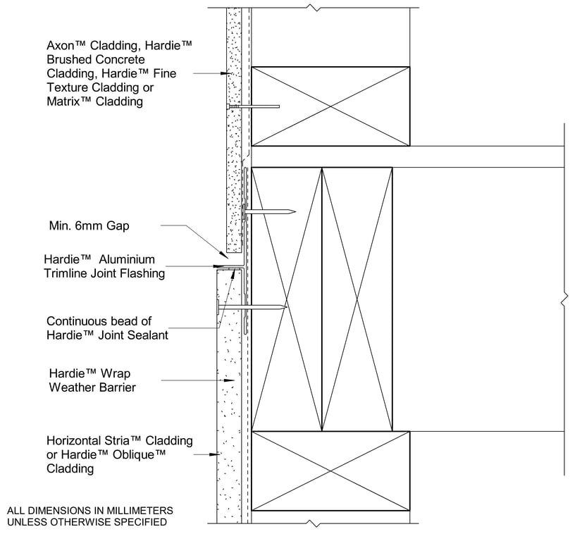 OBLIQUE-STRIA HORIZONTAL to AXON-HBC-HFTC-MATRIX DF Upper Floor Junction - BIMcontent.com